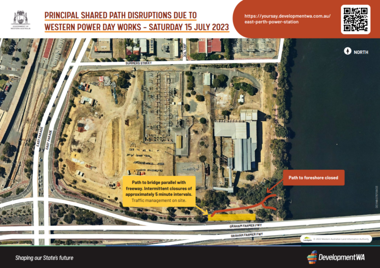 East Perth Power Station Works - WestCycle